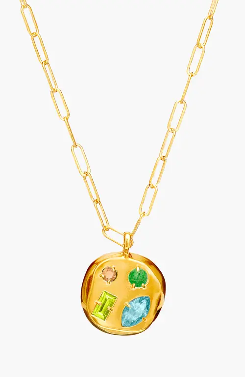 BIRTHDATE CO. December Birthdate Pendant - December 12th - Gold