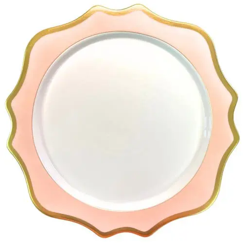 ANNA WEATHERLEY Anna's Palette Charger Plate - Dusty Rose