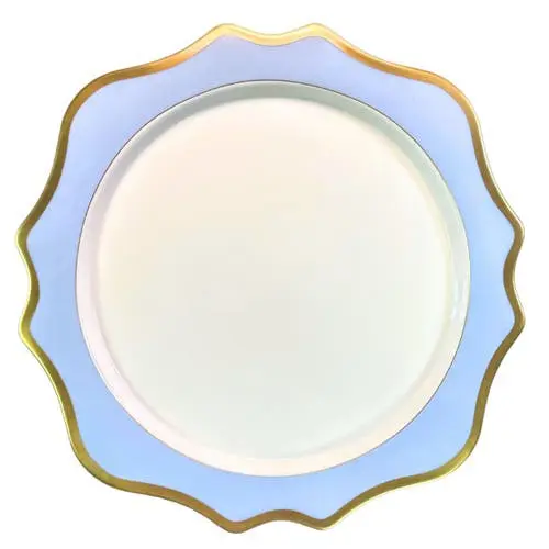 ANNA WEATHERLEY Anna's Palette Charger Plate - Sky Blue