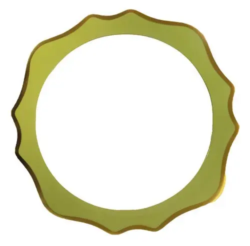 ANNA WEATHERLEY Anna's Palette Charger Plate - Summer Green