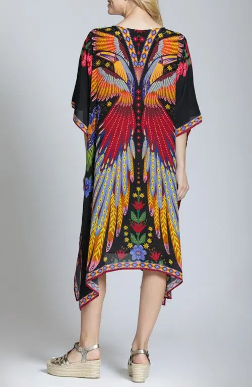 APNY Print Midi Caftan - Blue Multi