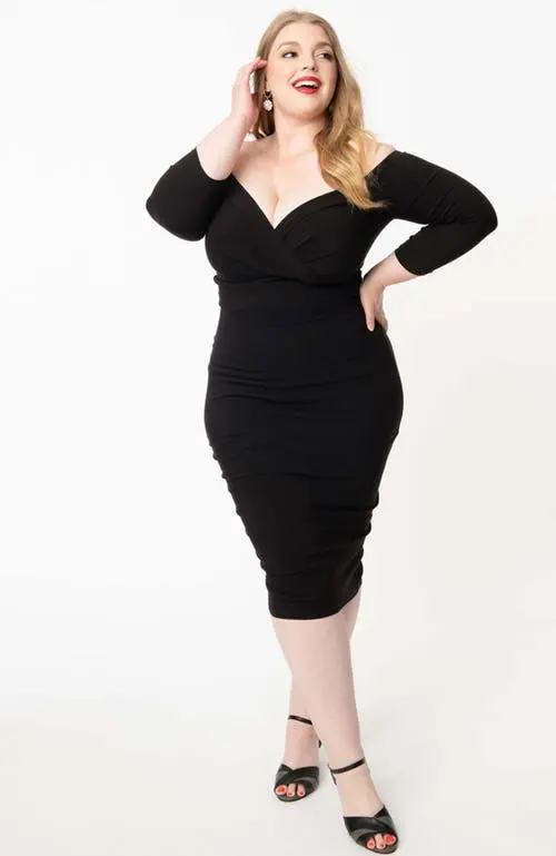 Unique Vintage Shailene Pencil Dress
