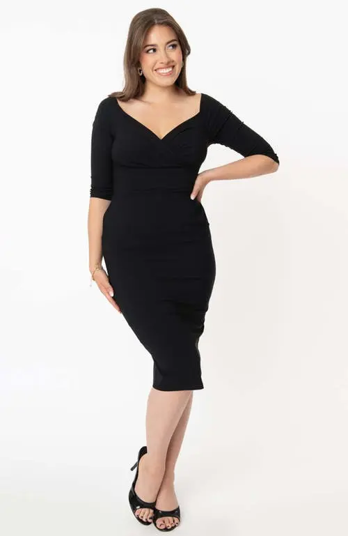 Unique Vintage Shailene Pencil Dress