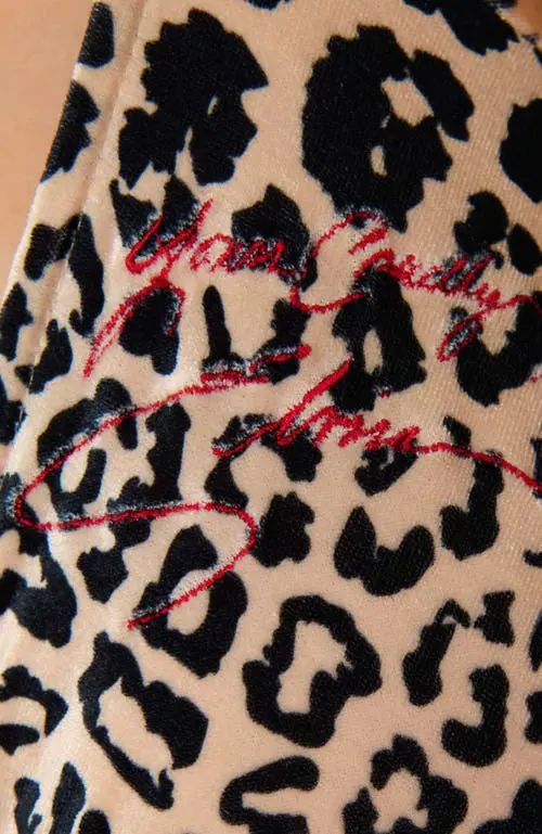 Unique Vintage Shailene Pencil Dress - Brown Leopard Print