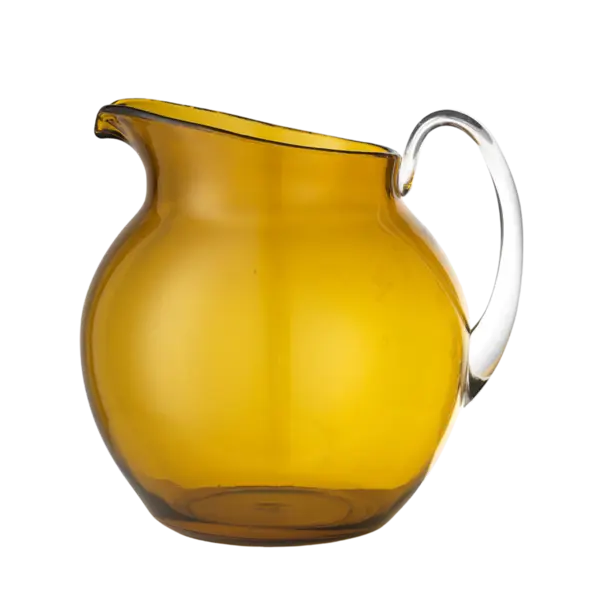 MARIO LUCA GIUSTI Palla Transparent Pitcher - Amber