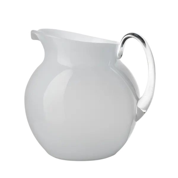 MARIO LUCA GIUSTI Palla Transparent Pitcher - White