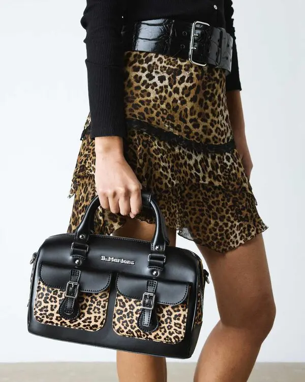 Dr. Martens Print Hair-on Top Handle Bag - Leopard