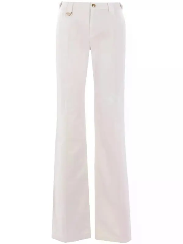 Chloé Cotton Straight-leg Trousers