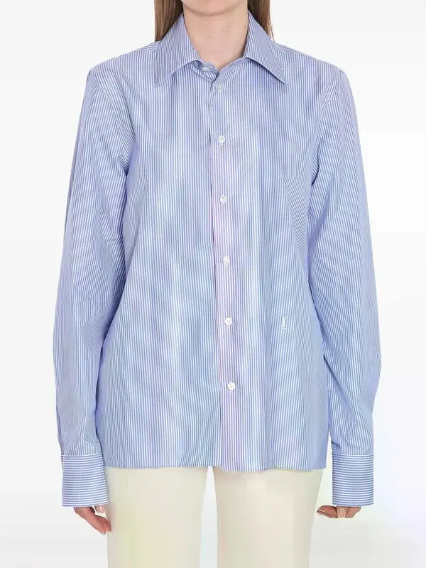 Saint Laurent Cassandre Shirt - Blue