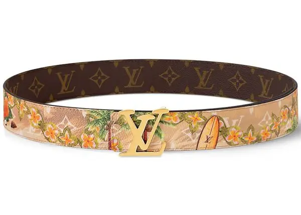 LOUIS VUITTON Tag 40mm Reversible Belt - Sand