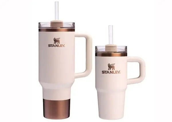 STANLEY Comfort & Joy Collection Holiday Samesies Quencher 40oz & 14oz Sip Set - Gilded Sugar