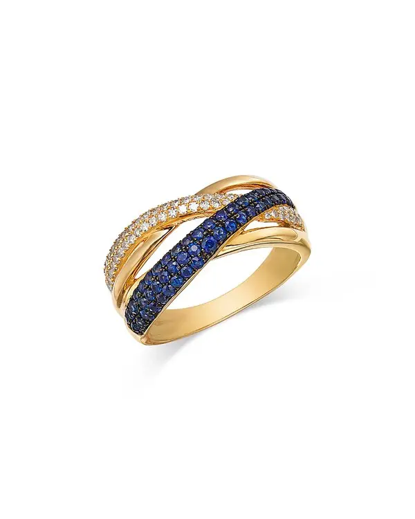 Bloomingdale'S Sapphire And Diamond Ring - Gold