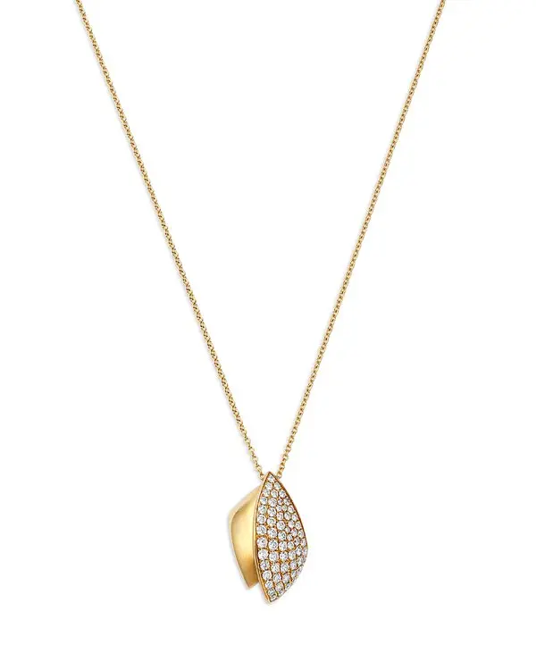Bloomingdale'S Diamond Pendant Necklace 0.80 Tcw In 14k Yellow - Gold