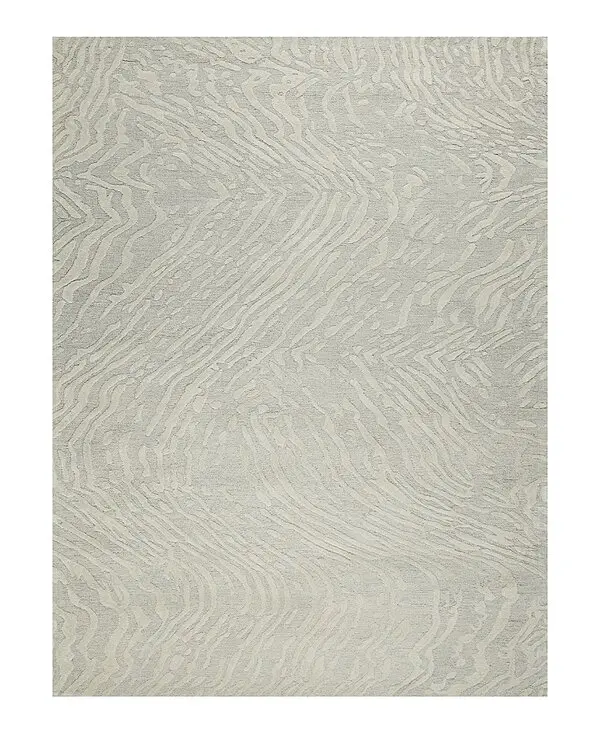 EXQUISITE RUGS Entro 7181 Area Rug, 6' X 9 - Silver/ivory