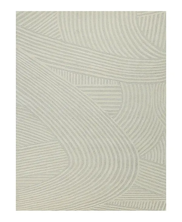 EXQUISITE RUGS Entro 7184 Area Rug, 8' X 10 - Silver/ivory