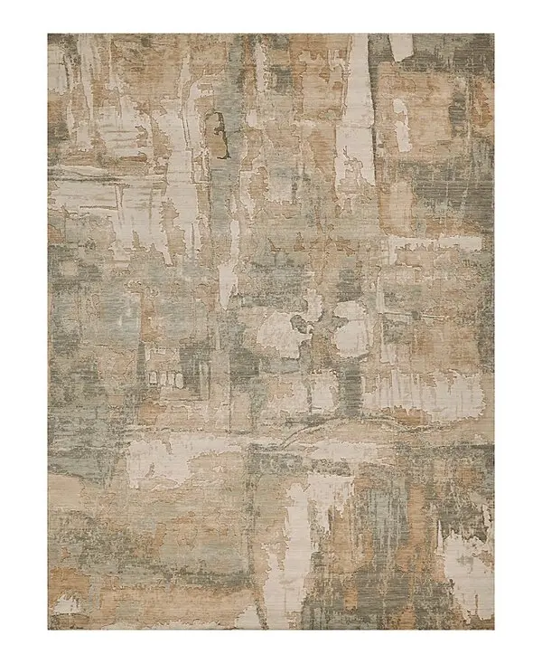EXQUISITE RUGS Infinity 7130 Area Rug, 4' X 6 - Silver/beige