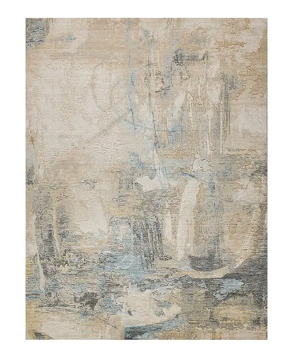 EXQUISITE RUGS Infinity 7134 Area Rug, 6' X 9 - Ivory/blue