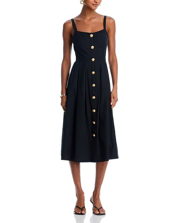 L'Agence Esmeralda Midi Dress