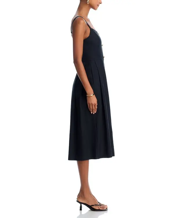 L'Agence Esmeralda Midi Dress