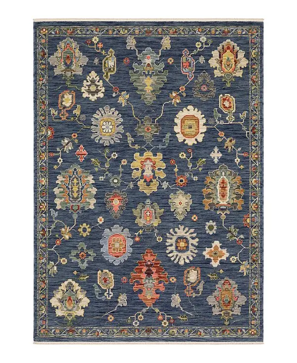 ORIENTAL WEAVERS Lucca 2863b Area Rug, 5'3 X 7'6 - Blue