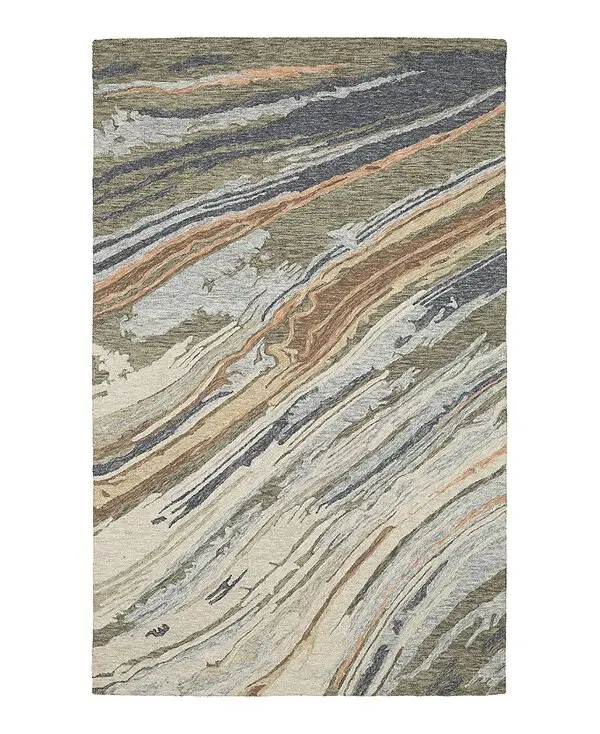 ORIENTAL WEAVERS Kipton Kip04 Area Rug, 5' X 8 - Grey