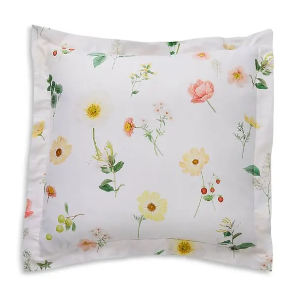 SCHLOSSBERG Zinnia Blanc Sham, Euro - White