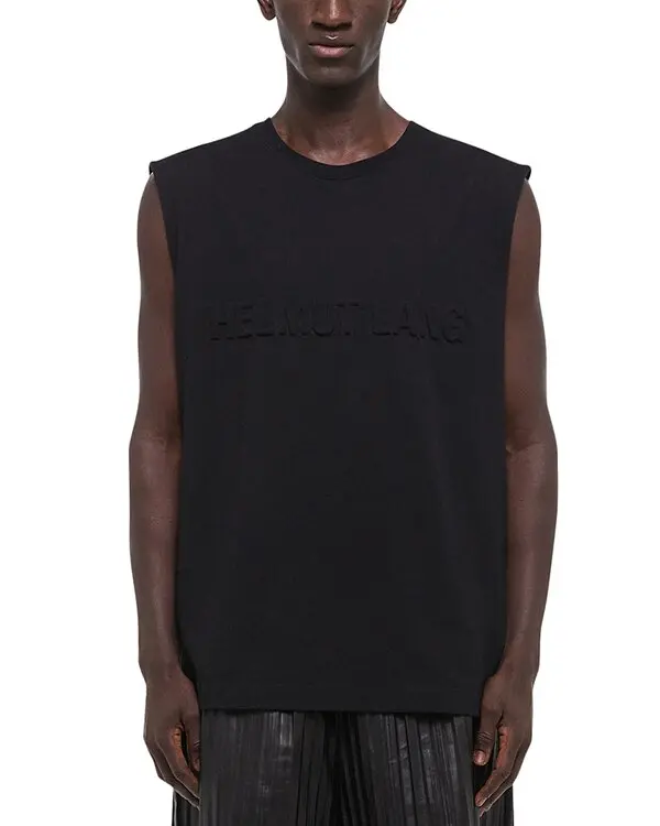 Helmut Lang Embossed Tank - Black