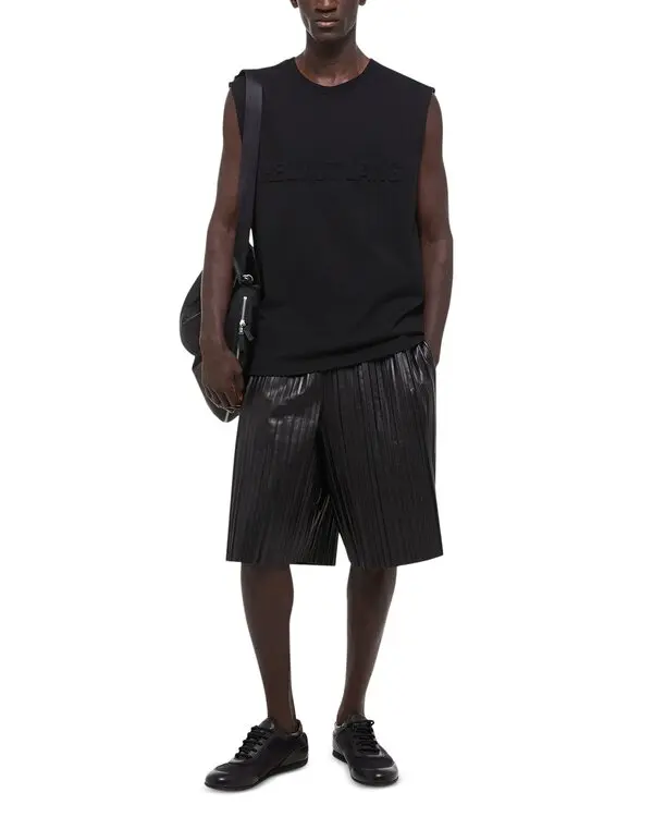 Helmut Lang Embossed Tank - Black