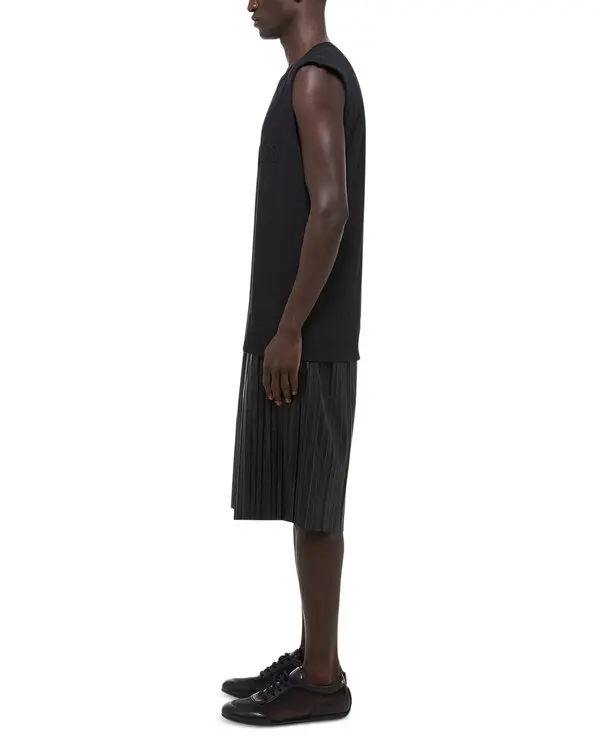Helmut Lang Embossed Tank - Black