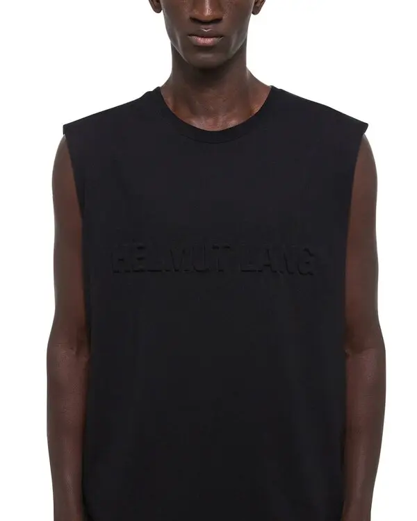 Helmut Lang Embossed Tank - Black