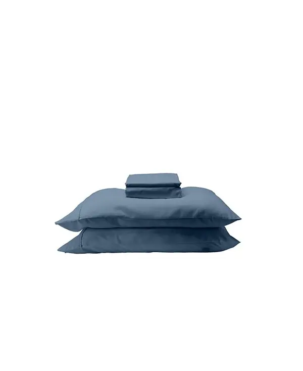 ETTITUDE Cleanbamboo Hemp Linen+ Sheet Set - Ink