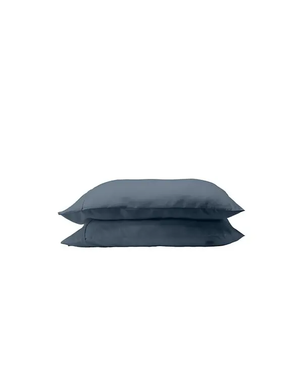 ETTITUDE Cleanbamboo Hemp Linen+ Pillowcase Set - Ink