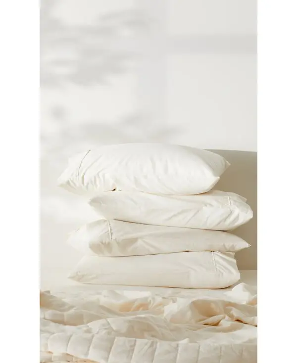 ETTITUDE Cleanbamboo Hemp Linen + Pillowcase Set