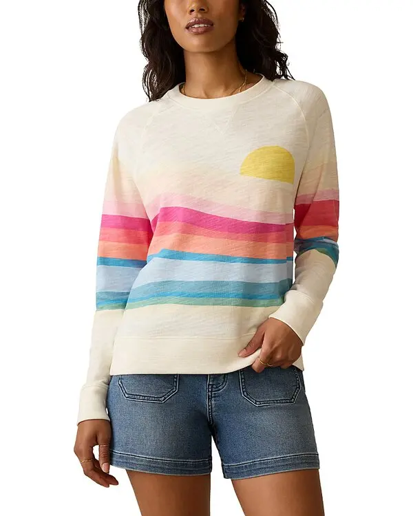 Faherty Brand Sunwashed Slub Sweatshirt