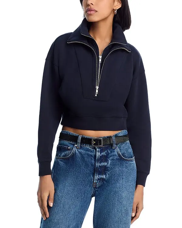 FRAME The Double Zip Sweatshirt