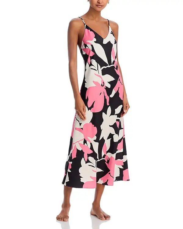 Natori Niwashi Nightgown - Pink/black