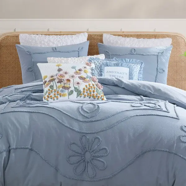 PERI HOME Retro Scroll Comforter Set, King