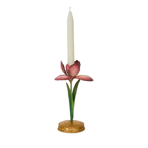 JULISKA Meadow Walk Iris 9 Candlestick - Pink Multi