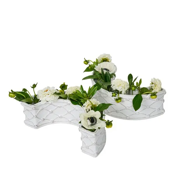 JULISKA Berry & Thread Petite Parterre Garden Half Circle Vase, Set Of 2