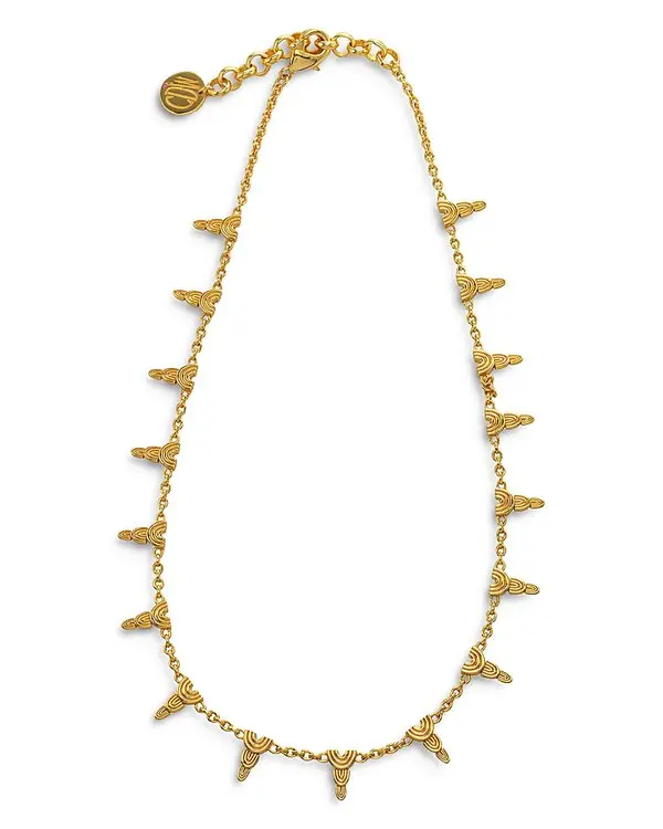CAPUCINE DE WULF Cleopatra Ra Sunray Collar Necklace - Gold