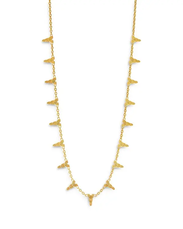 CAPUCINE DE WULF Cleopatra Ra Sunray Collar Necklace