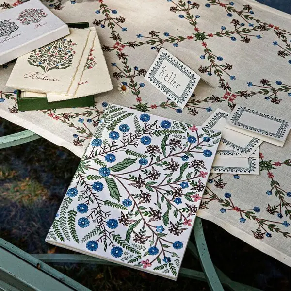 JULISKA Villa Seville Embroidered Paper Journal, 7 X 10