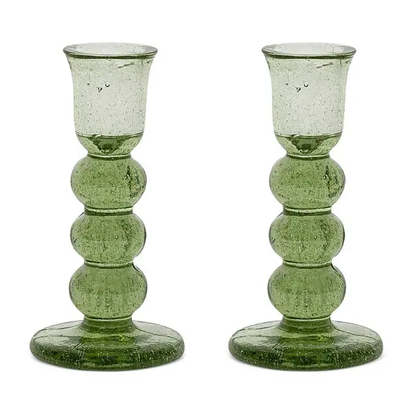 JULISKA Provence 5 Candlestick, Set Of 2 - Basil