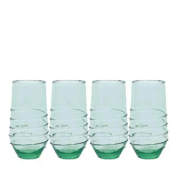 JULISKA Amalia Acrylic Large Tumbler, Set Of 4 - Green