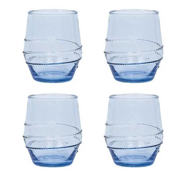 JULISKA S Amalia Acrylic Small Tumbler, Set Of 4 - Blue