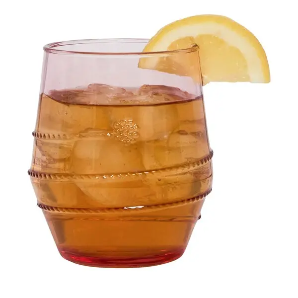 JULISKA S Amalia Acrylic Small Tumbler, Set Of 4 - Blush