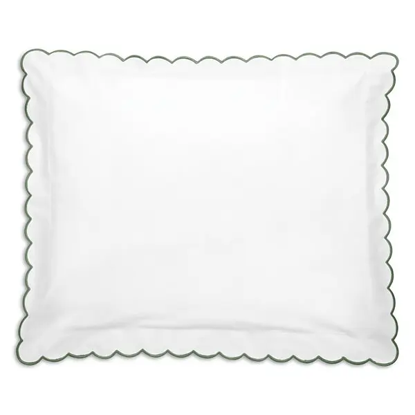 MATOUK Dakota Percale King Sham - Palm