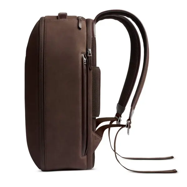 CARL FRIEDRIK 72 Hour Leather Backpack - Chocolate