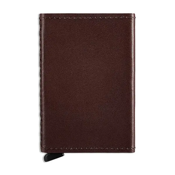 CARL FRIEDRIK The Cardprotector Rfid Card Case - Chocolate