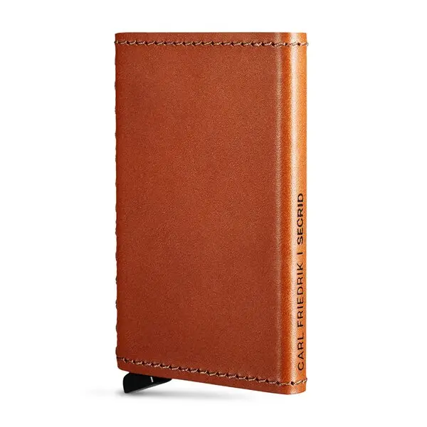 CARL FRIEDRIK The Cardprotector Rfid Card Case - Cognac